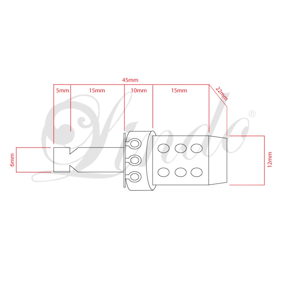 Lindo Coil Split Push/Pull Potentiometer A500K Logarithmic - Lindo Guitars