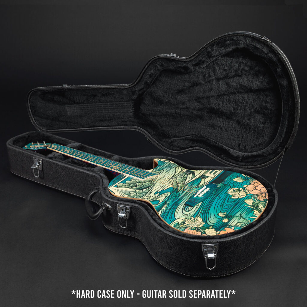 Lindo Mizumi Electro Acoustic Guitar - Japanese Graphic Art