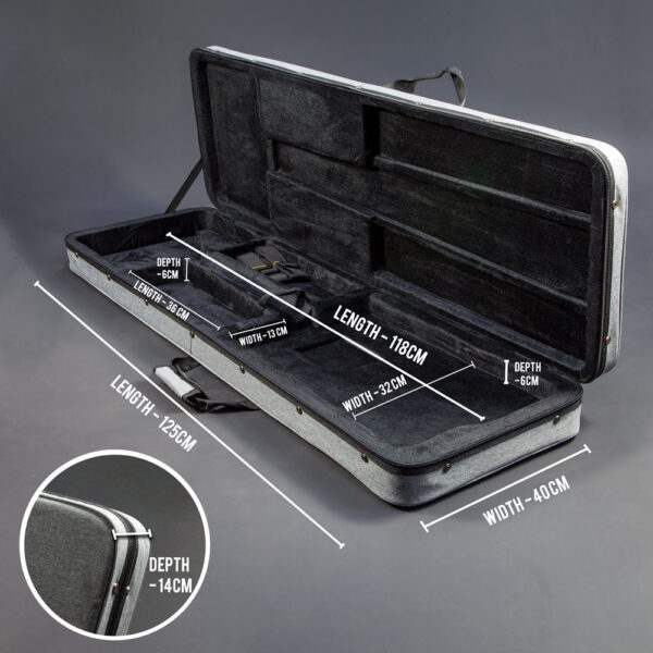 Lindo Electric Bass Guitar Eco Hard Case