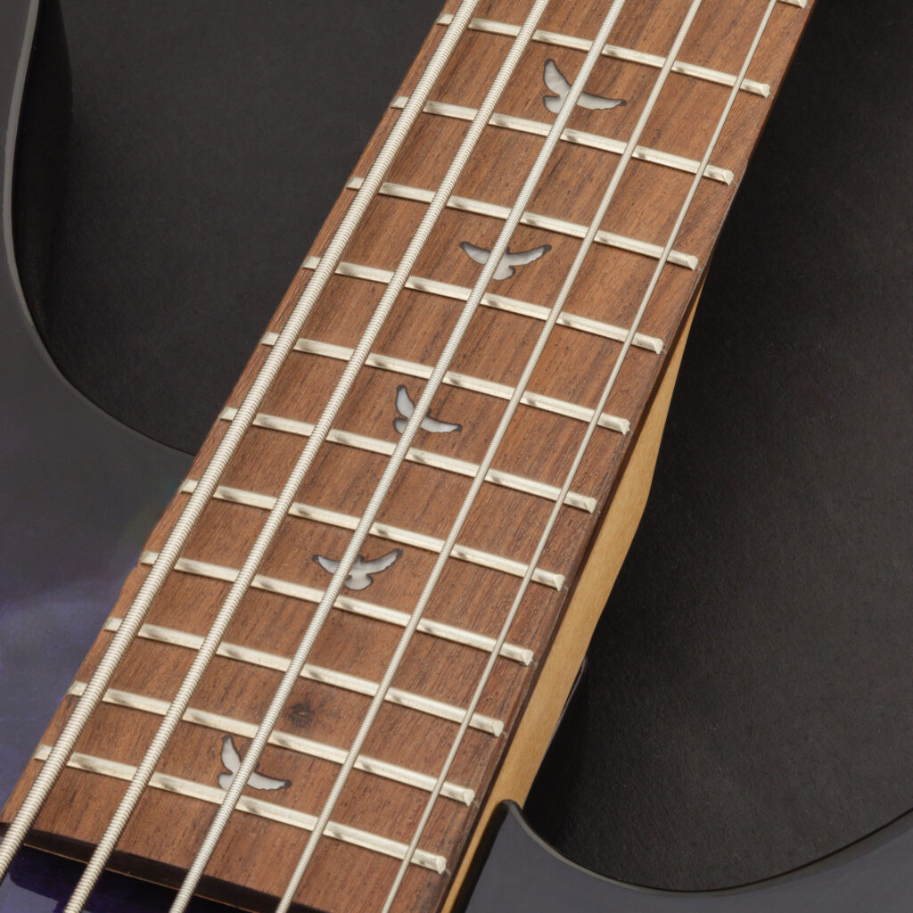Lindo PDB-5 V2 5-String Purple Electric Bass Guitar & Hard Case